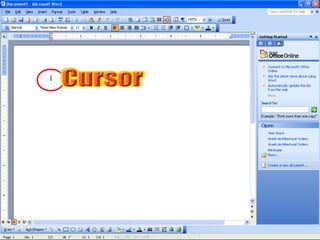 MS Word Window Elements | PPS