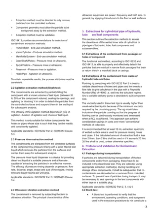 Part technical cleanliness/Millipore | PDF