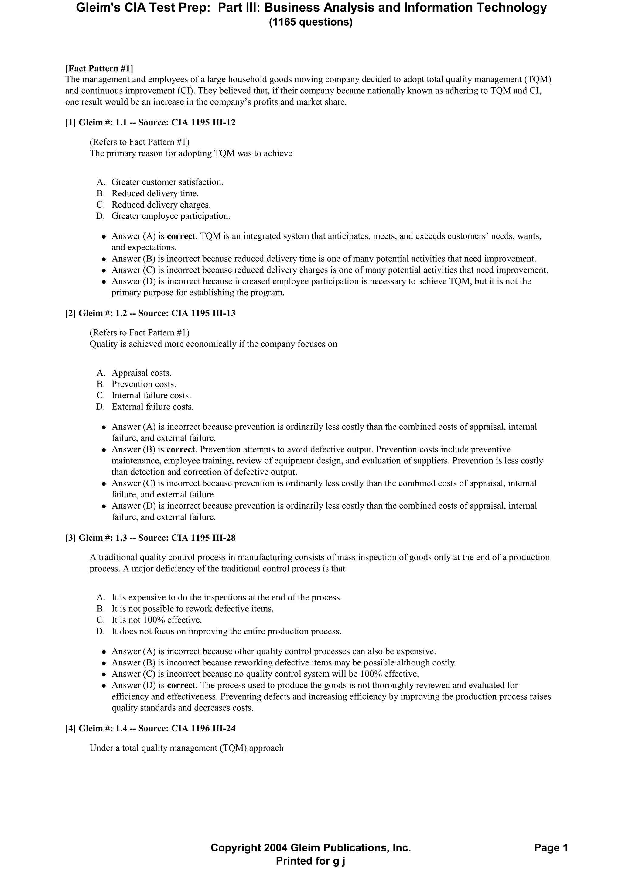 Part three cia_with_ answers | PDF