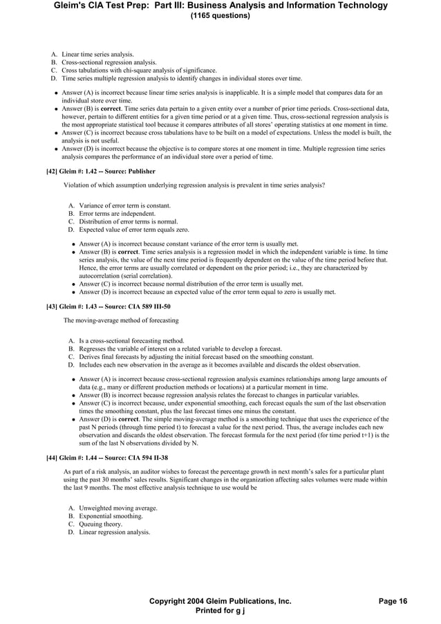 Part three cia_with_ answers | PDF