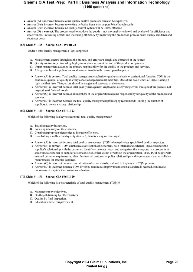 Part three cia_with_ answers | PDF