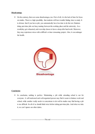 Part time job | DOCX