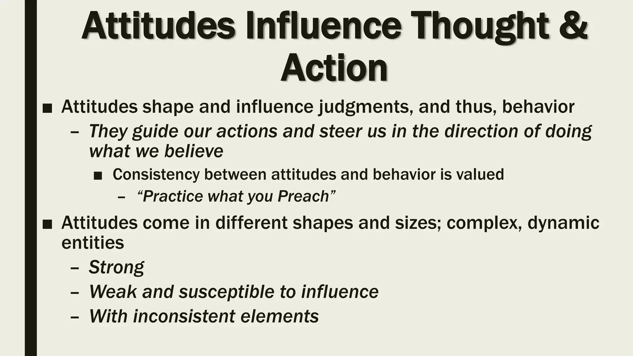 The Nature of Attitudes | PPTX
