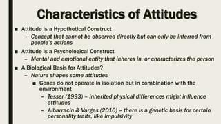 The Nature of Attitudes | PPTX