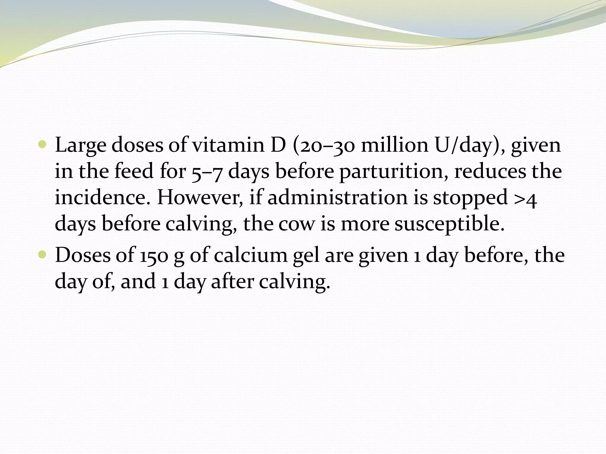 Parturient paresis (milk fever) | PPTX