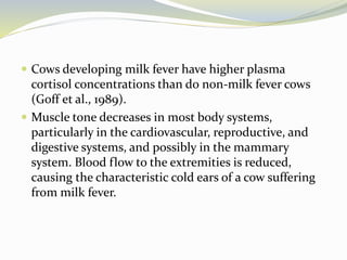 Parturient paresis (milk fever) | PPTX