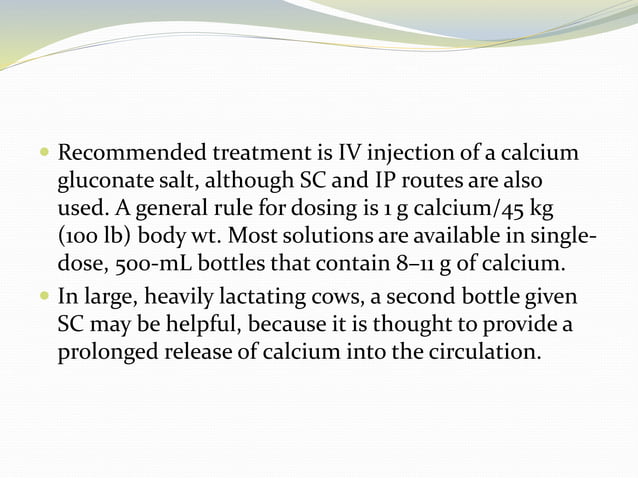 Parturient paresis (milk fever) | PPTX | Digestive Disorders | Diseases ...