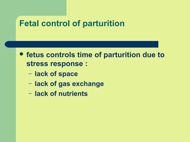 Parturition | PPT