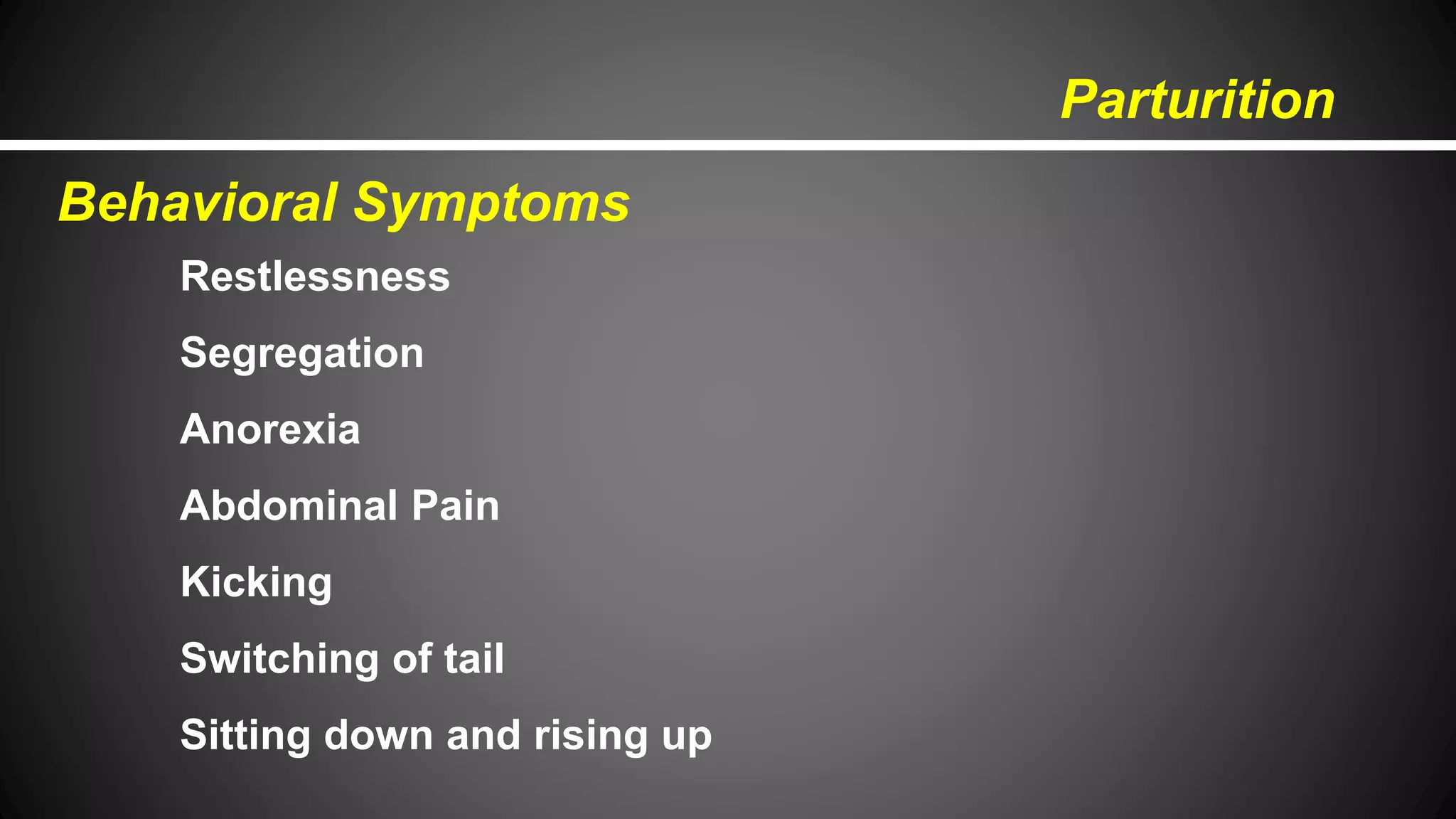 Parturition in animals | PPTX