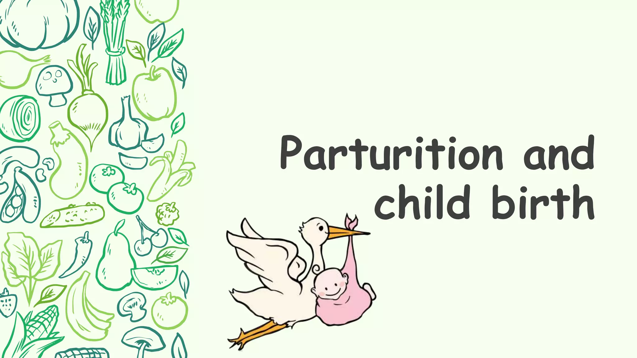 Parturition and child birth | PPTX