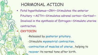 Parturition and child birth | PPTX