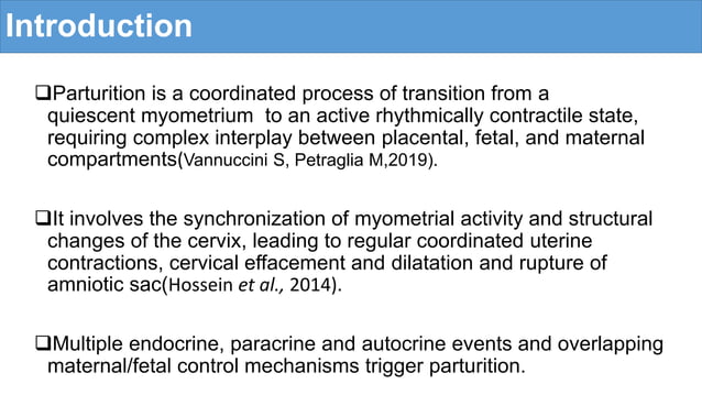 Parturition process in mare and buffalo | PPT