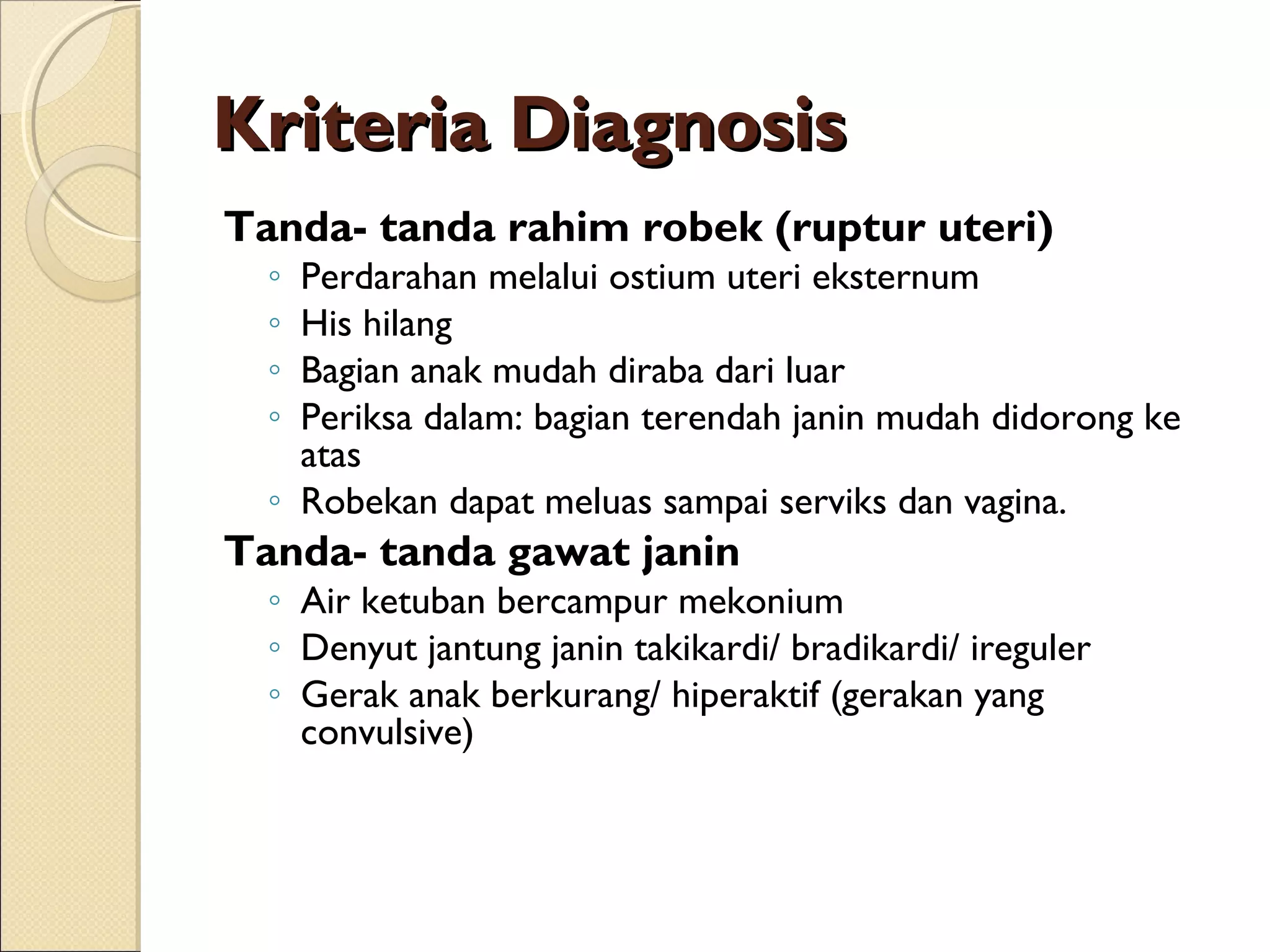 Partus lama | PPT