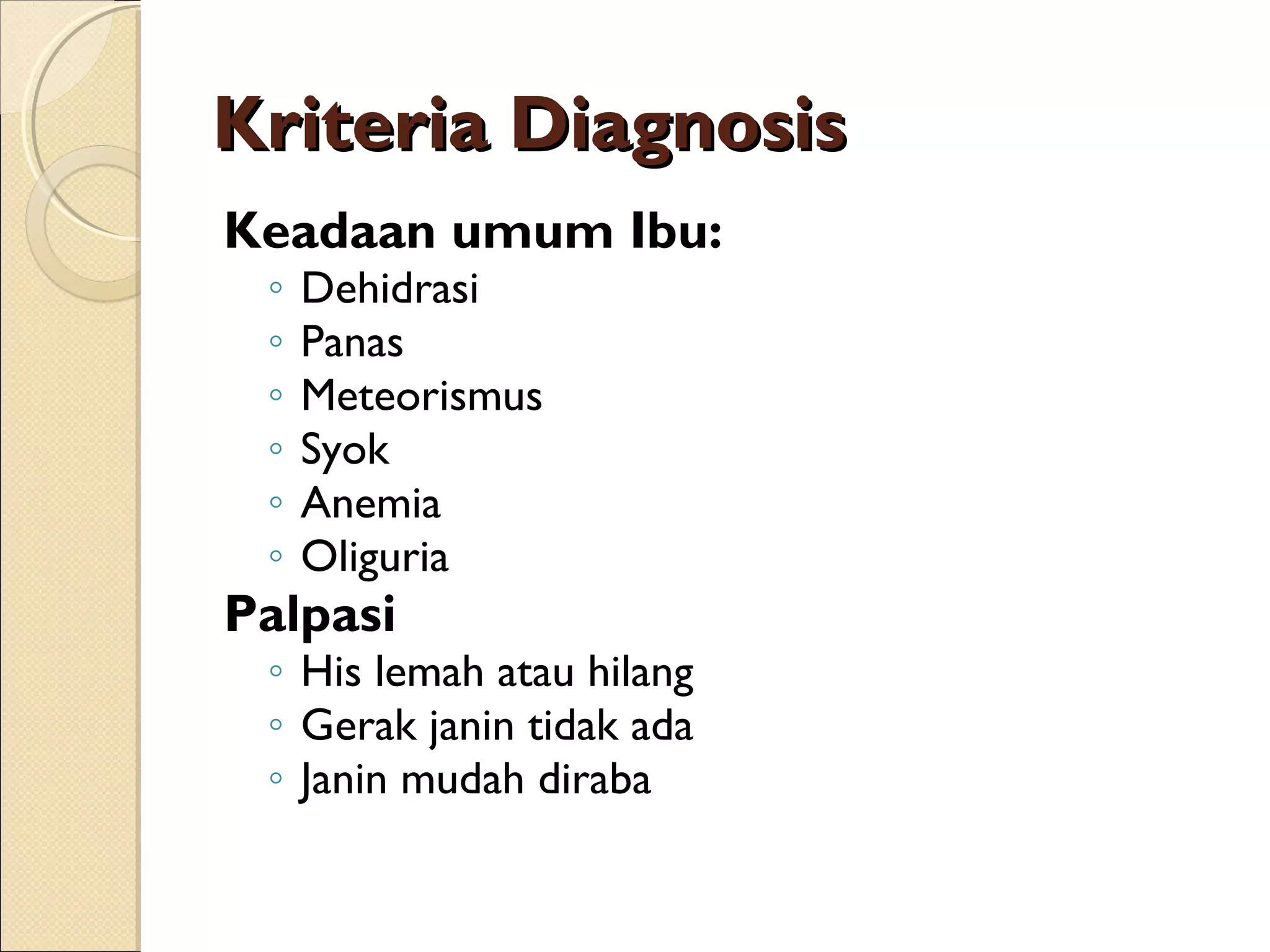 Partus lama | PPT