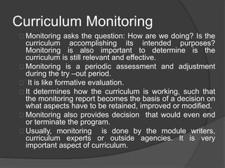 PILOT TESTING, MONITORING and EVALUATING the IMPLEMENTATION of the ...