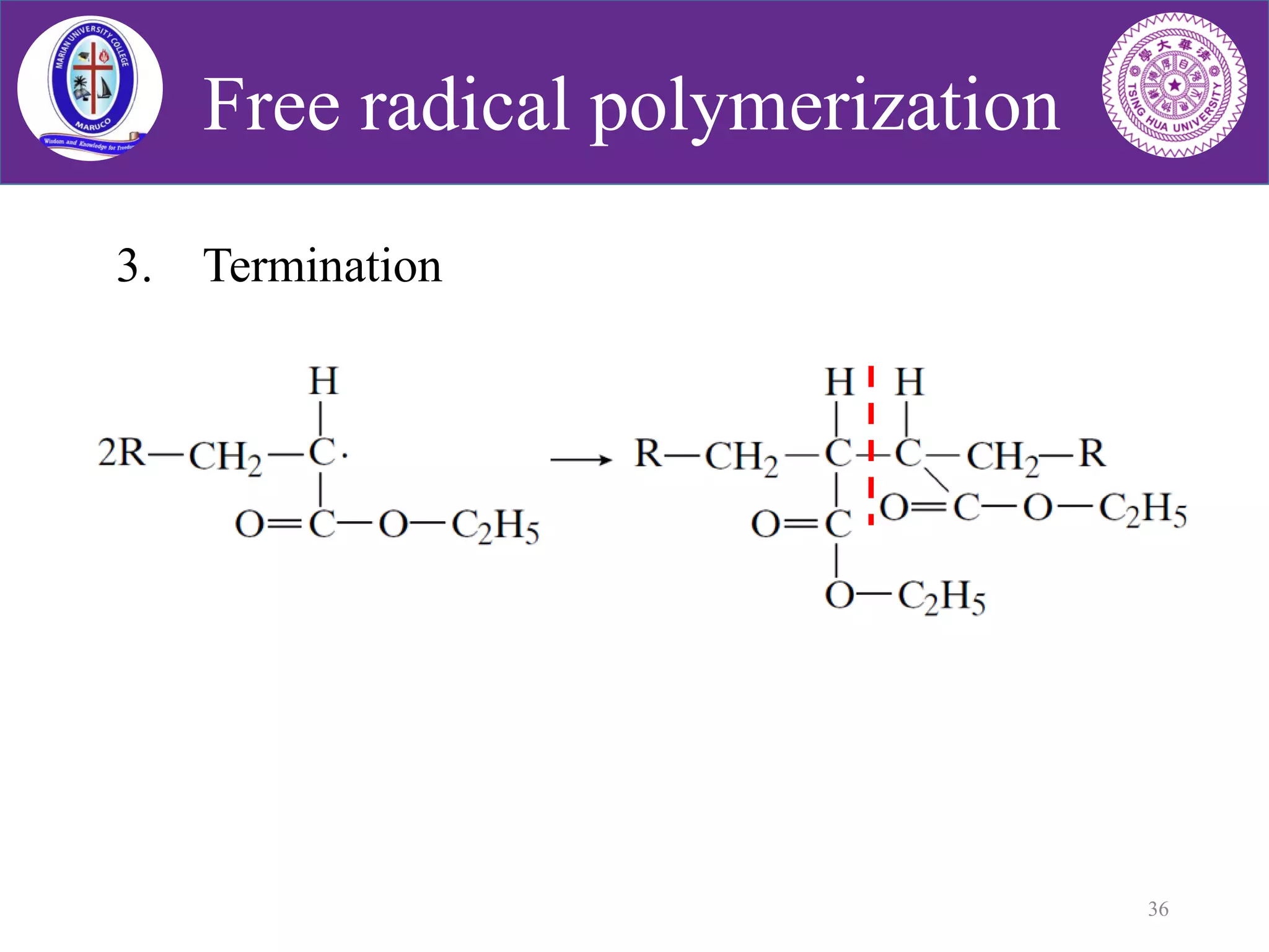 CHAPTER 9: Kinetics of chain and step growth polymerization | PDF