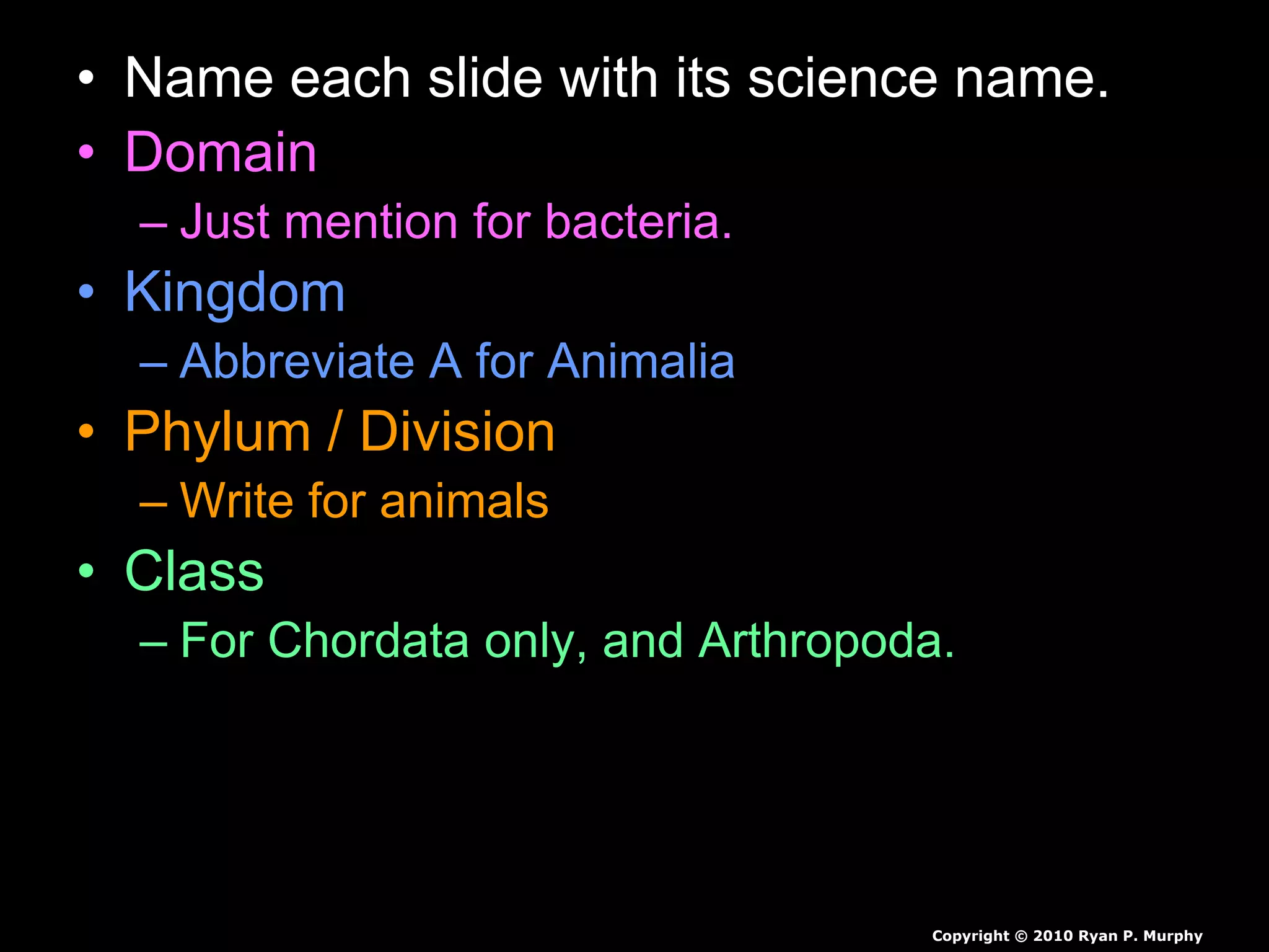 Kingdoms of Life, Phylums of Animals Visual PowerPoint Quiz, Biology ...