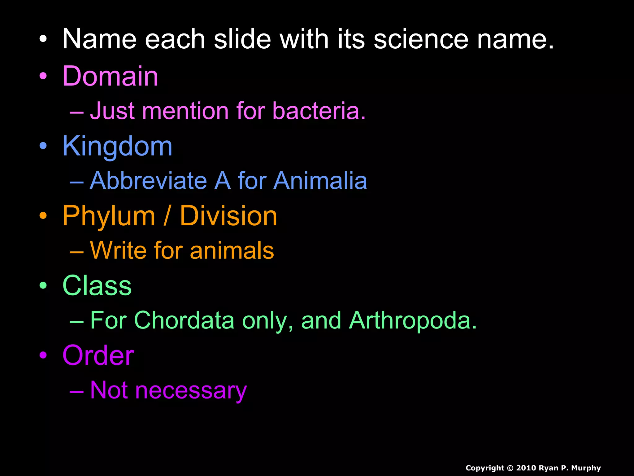 Kingdoms of Life, Phylums of Animals Visual PowerPoint Quiz, Biology ...