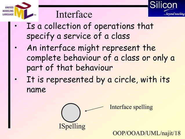 Object Oriented Analysis Design Using Uml Ppt