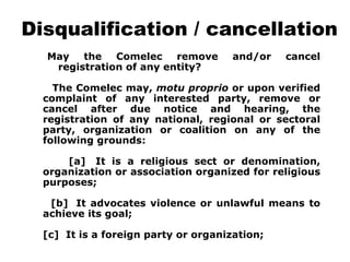 Party List Law Brief | PPT