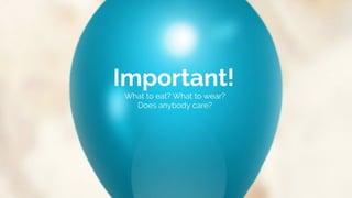 Party Celebration Presentation Template | PDF