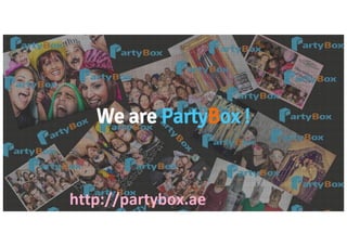 Partybox photo booth fun | PDF