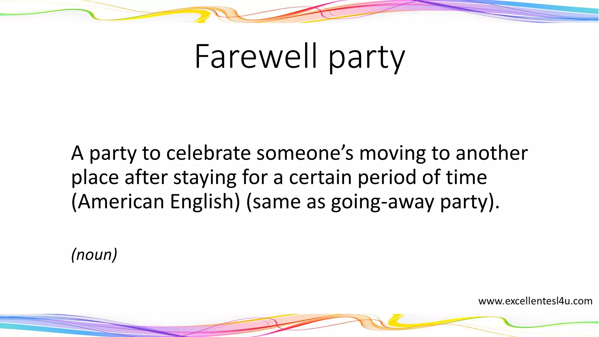 ESL Party flashcards | PPT
