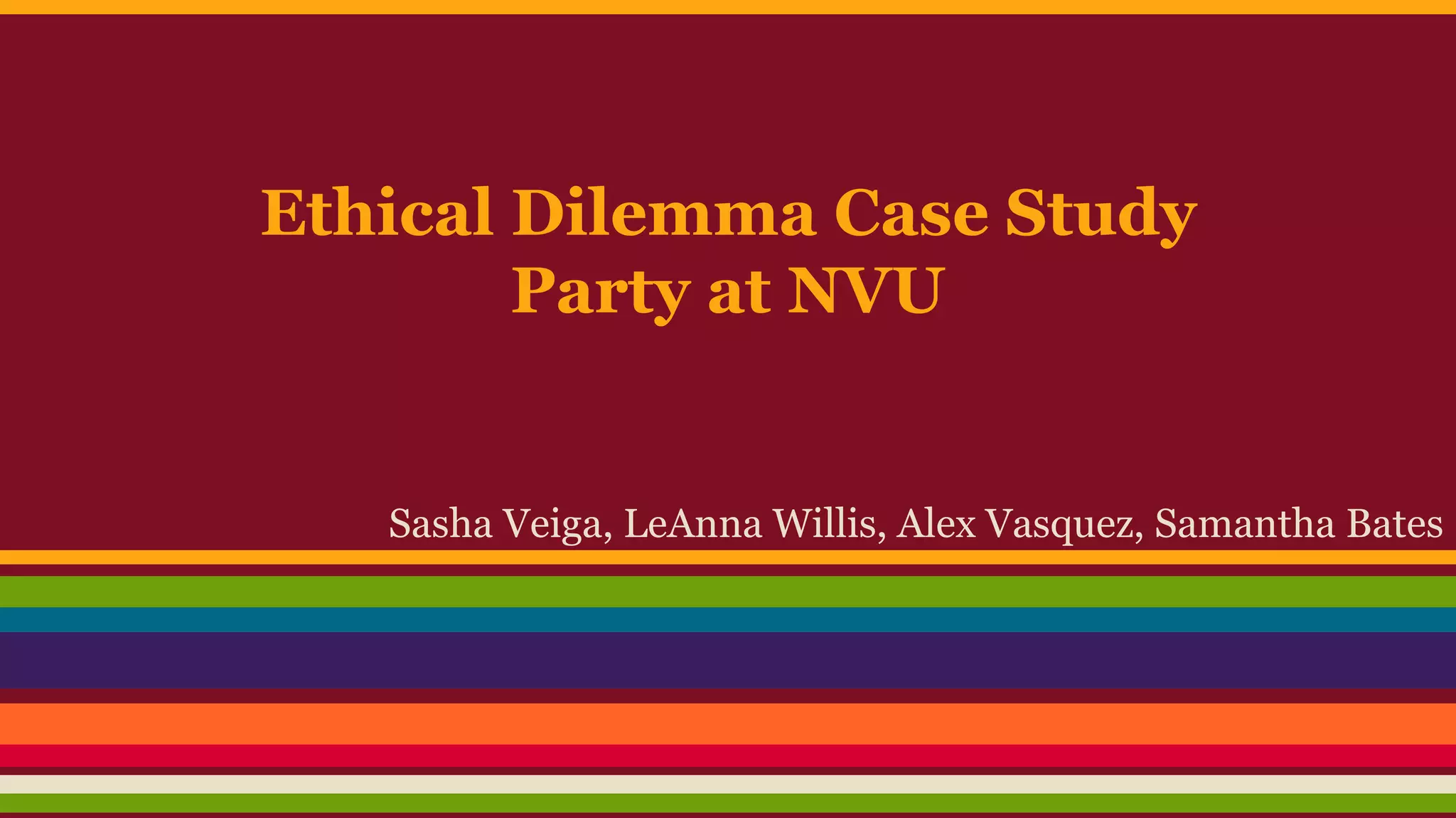 Ethical Dilemma Case Study | PPT