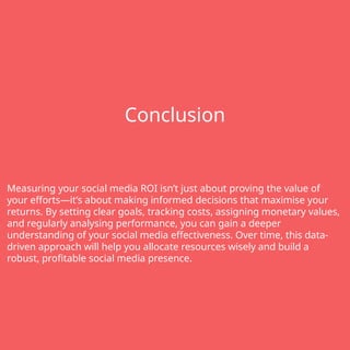 How to Measure Your Social Media ROI by Holly Sanger | PDF