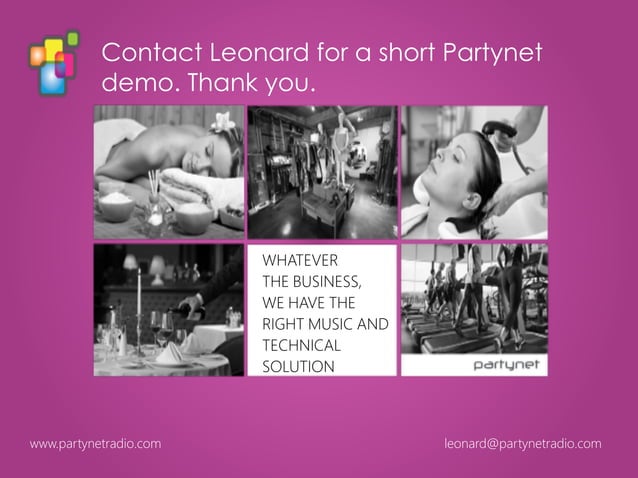 Partynet - Reinventing indoor music solution | PPT
