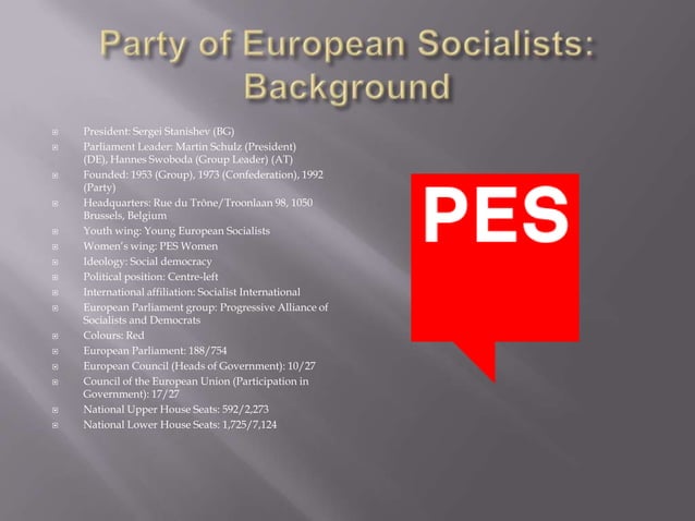 Party of European Socialists | PPT