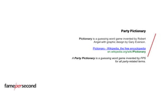 Party pictionary | PDF