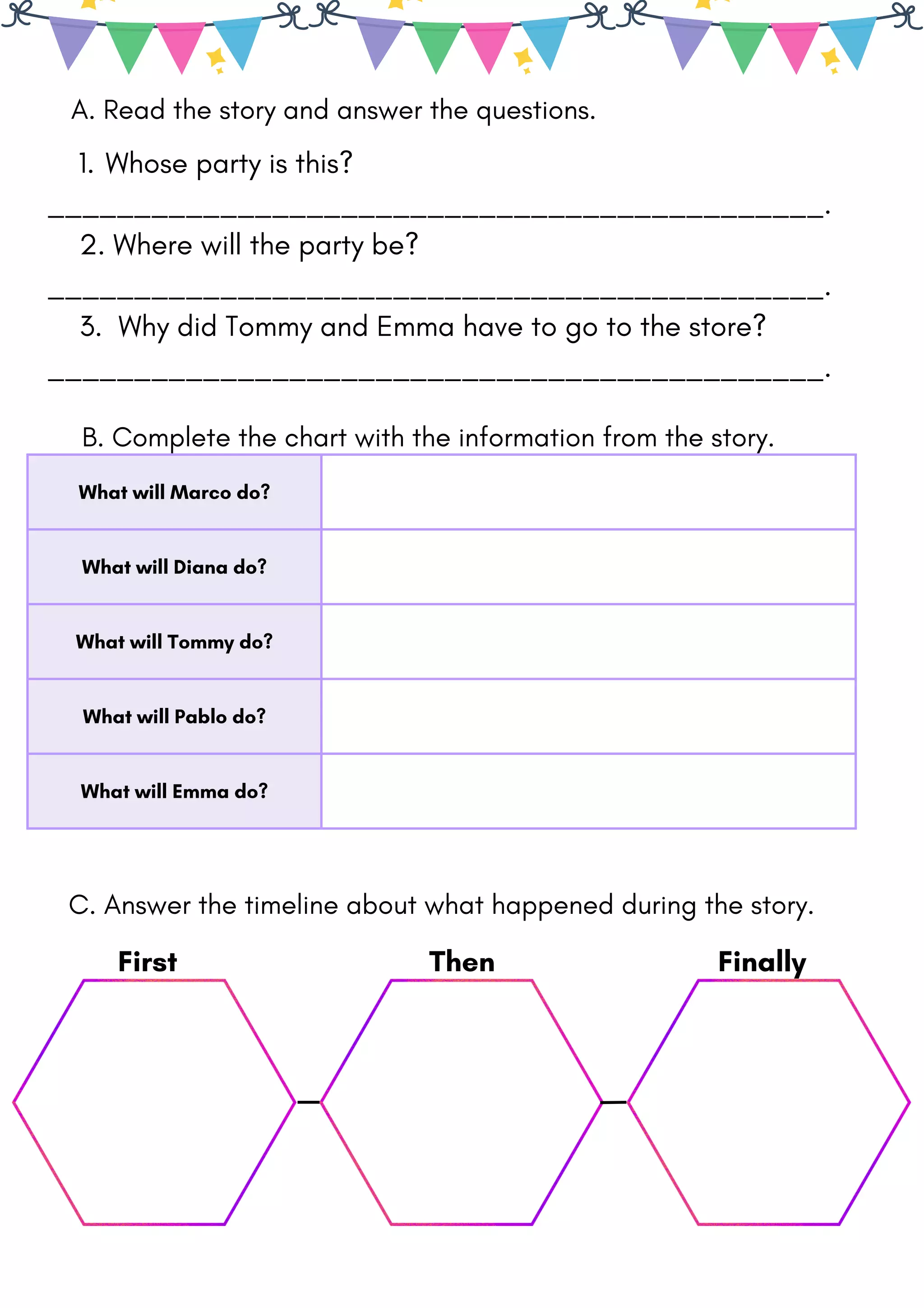 Surprise Party Story | PDF
