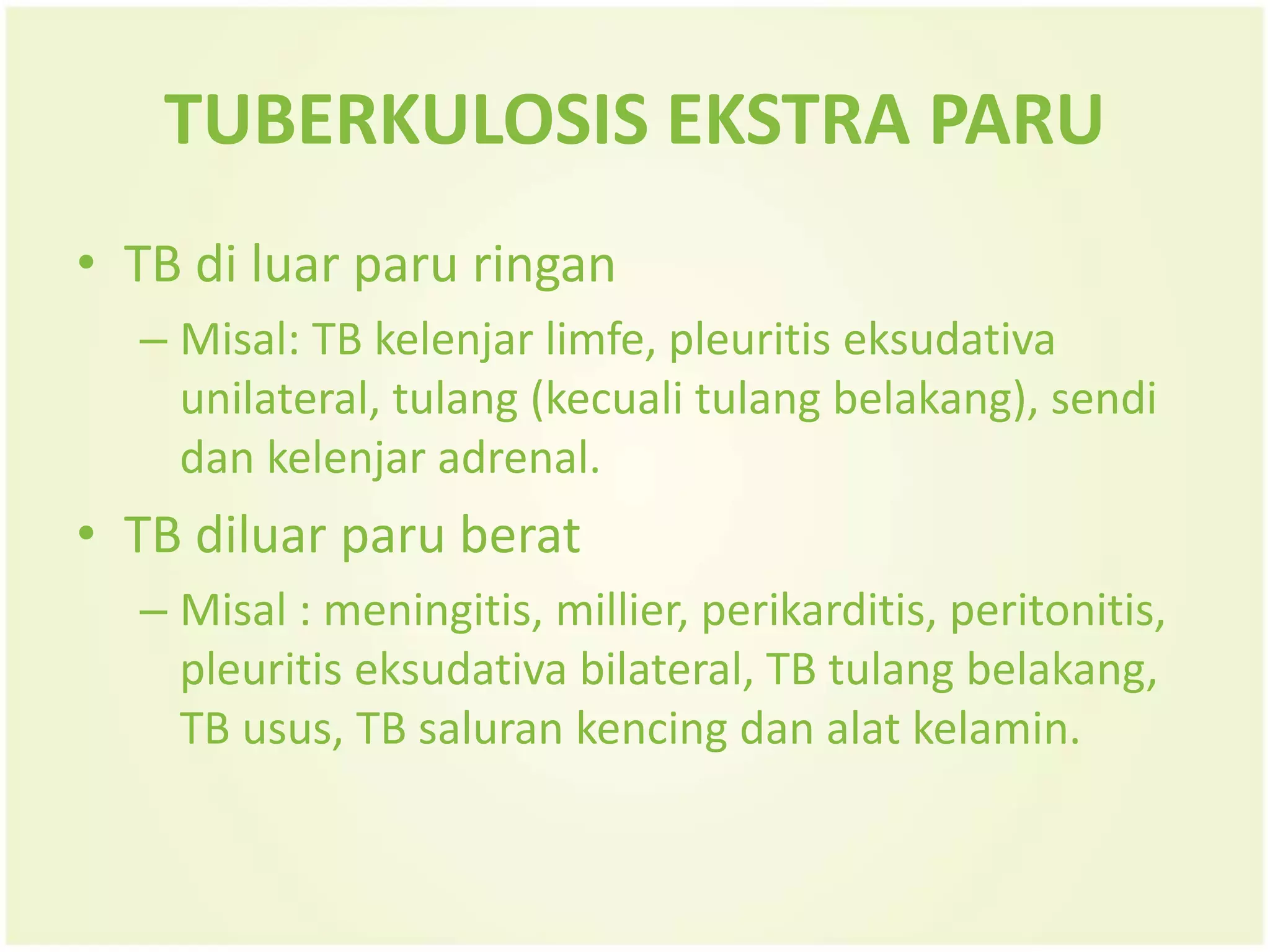 CASE REPORT TUBERKULOSIS PARU | PPTX