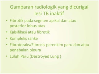 CASE REPORT TUBERKULOSIS PARU | PPTX