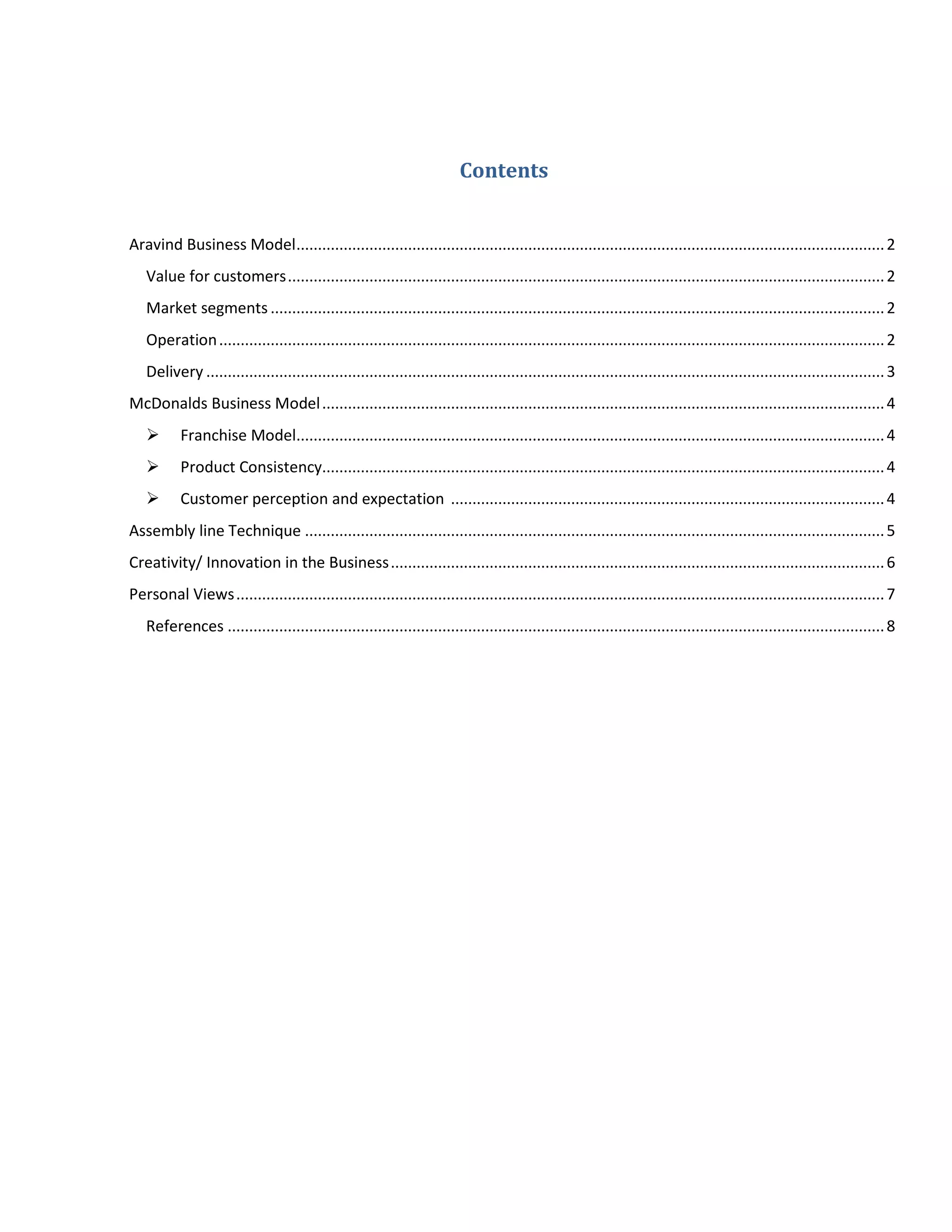 Parul_Arvind_Business_Model | PDF