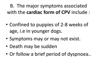 Parvo virus infection in dog - preventive medicine | PPTX