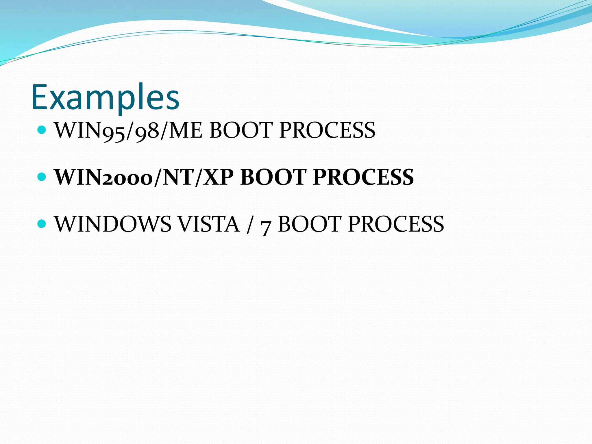 Booting a computer, cold boot, warm boot | PPTX