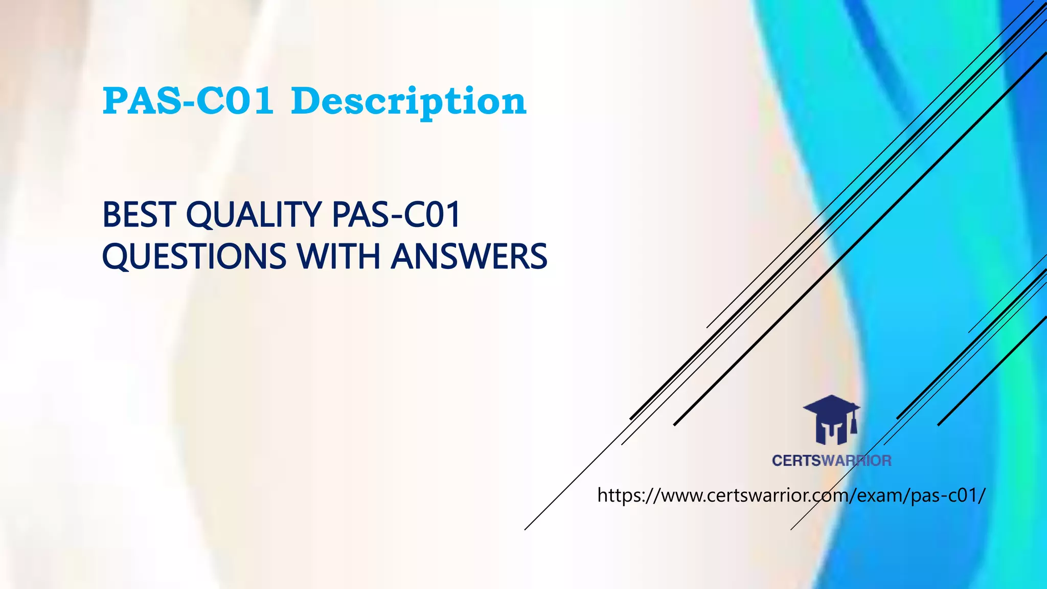 PAS-C01 AWS Certified: SAP on AWS - Specialty By CertsWarrior.pptx