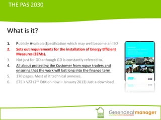 Pas2030 presentation april 2013 3 | PPT