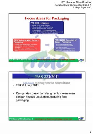 Publicy Available Specification (PAS) 223 | PDF