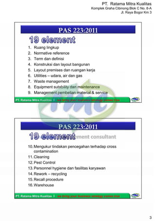 Publicy Available Specification (PAS) 223 | PDF