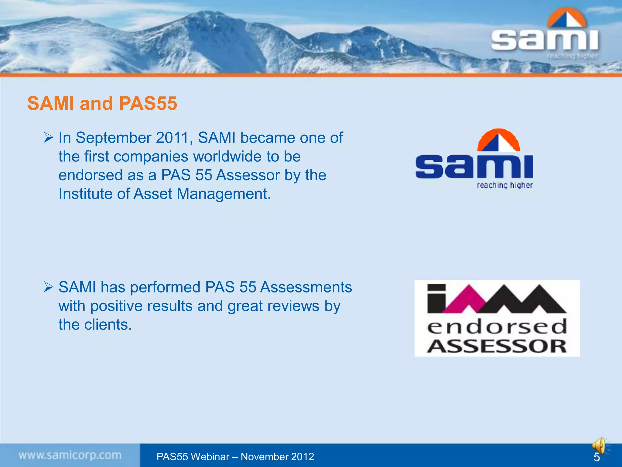 Pas55 Understanding and Opportunities | PPTX