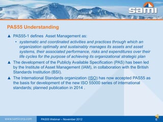 Pas55 Understanding and Opportunities | PPTX