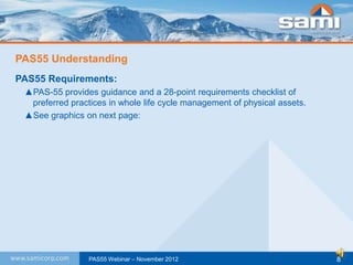 Pas55 Understanding and Opportunities | PPTX