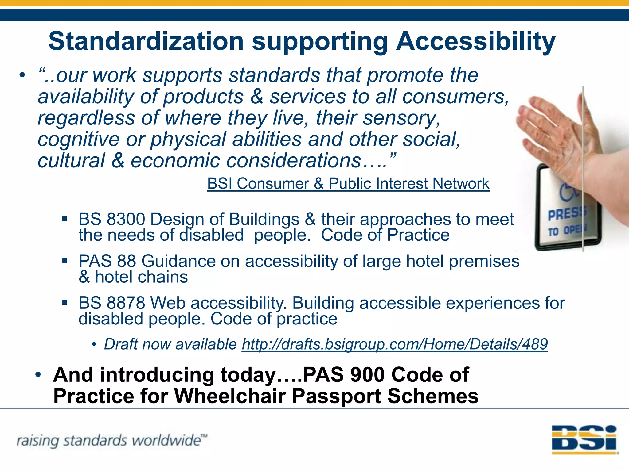 Pas 900 Code Of Practice For Wheelchair Passports Mobility Roadshow ...
