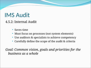 Publicity Available Standard for Integrated Management System | PPT