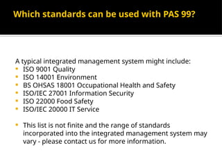 PAS 99 Presentation to PAS 99 requirements.pptx