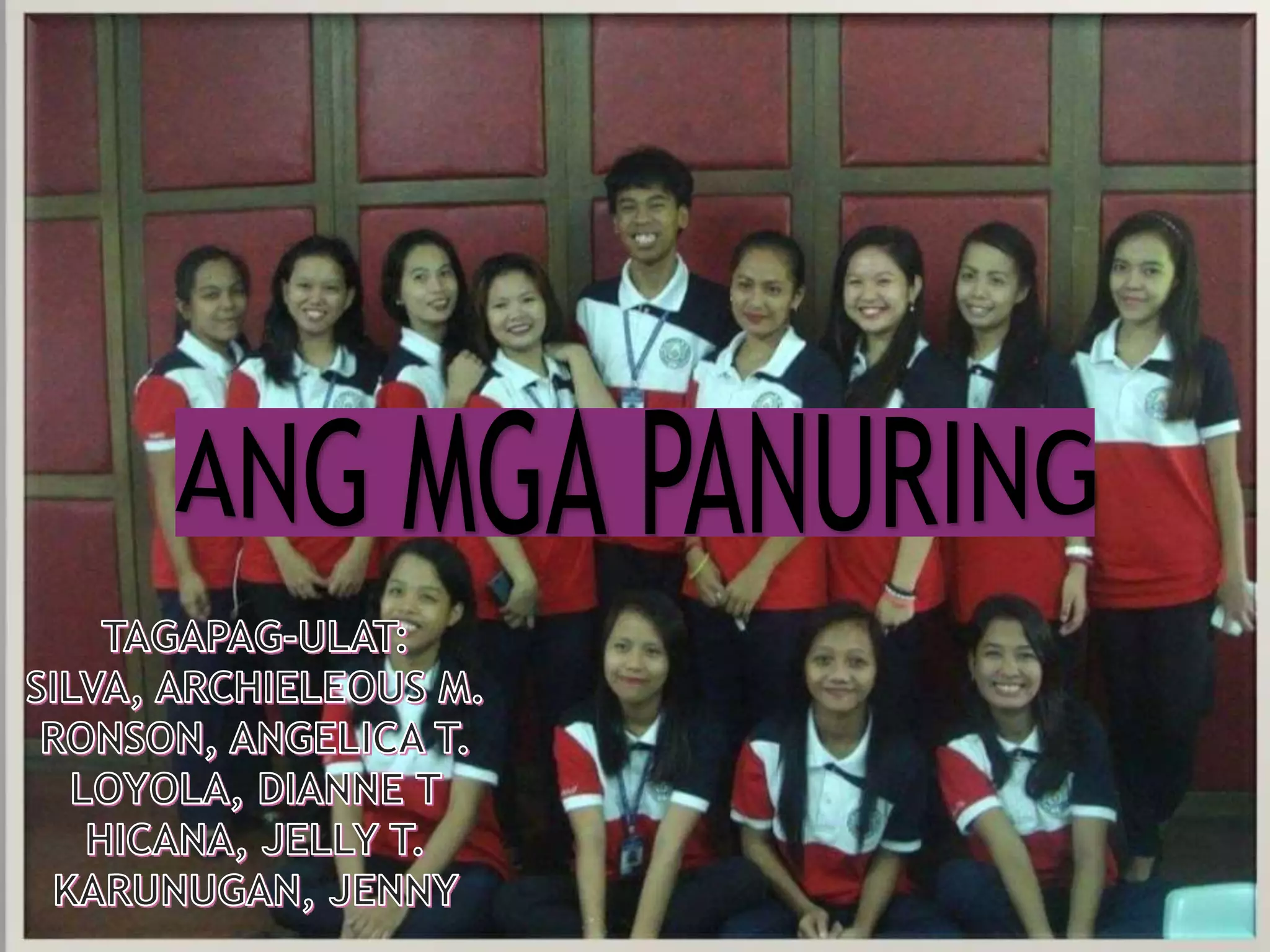 ang mga panuring @archieleous | PPTX