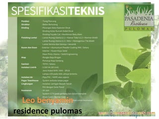 Pasadenia Residence Pulomas | PPTX